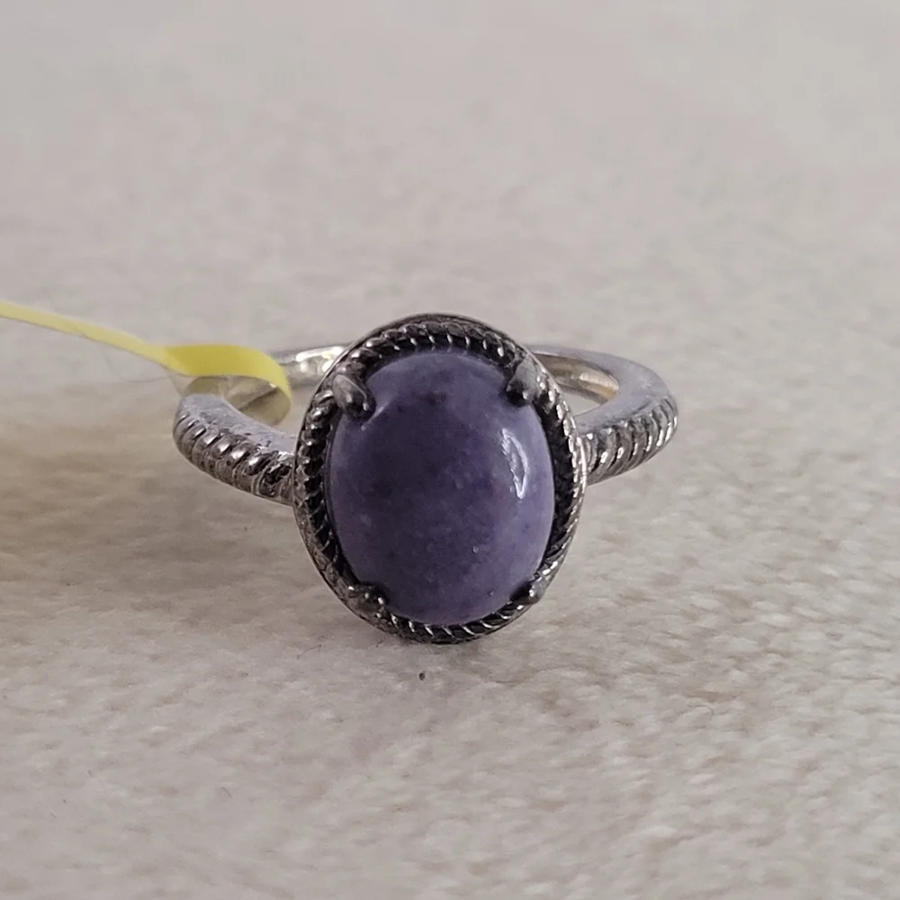 D'Joy | Jewelry | New Djoy Women Silver 925 Ring Woth Purple Lepidolite ...